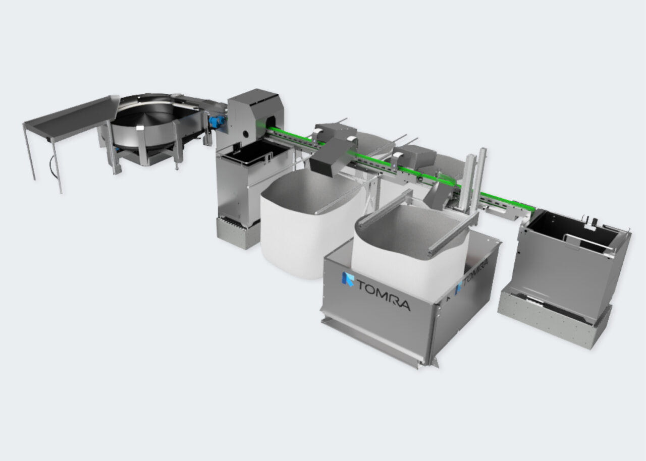 Collection and sorting technology for depots - TOMRA