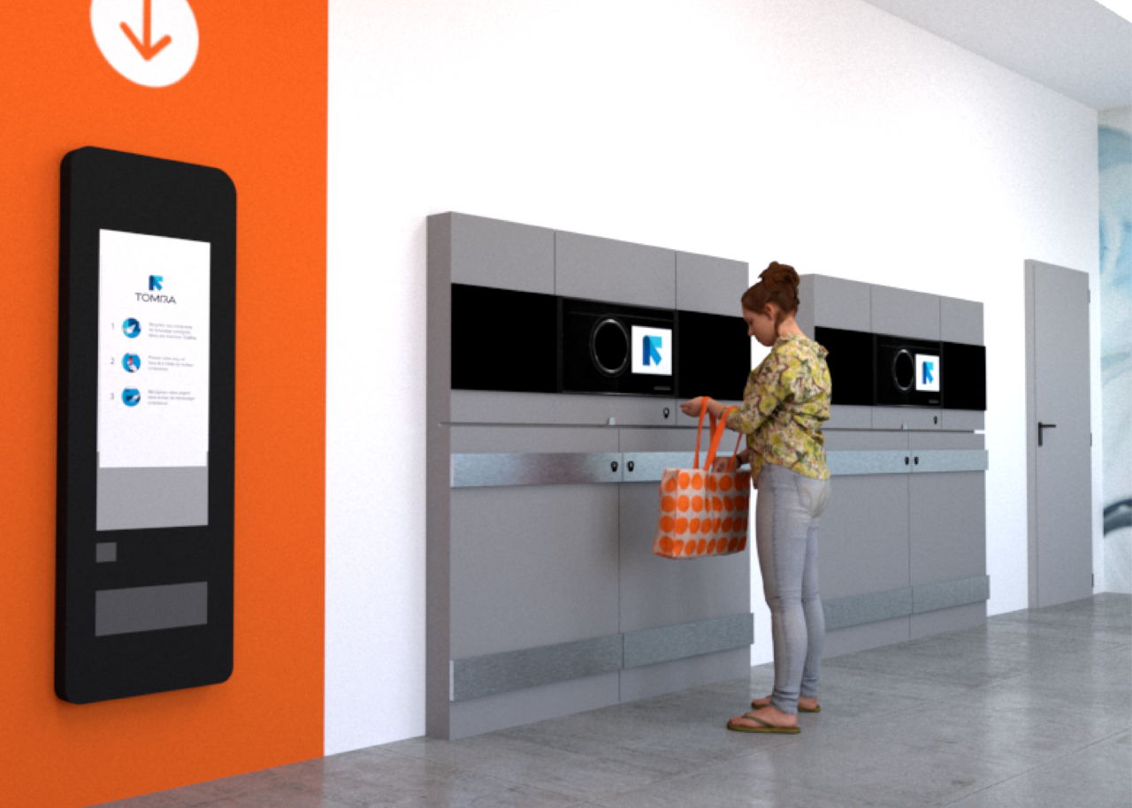 Technologie de collecte et de tri pour les centres de dépôts - TOMRA